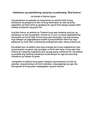 Fil 9 Dula - lesson plan - Banghay-Aralin sa Filipino 9: Dula Paksa ...