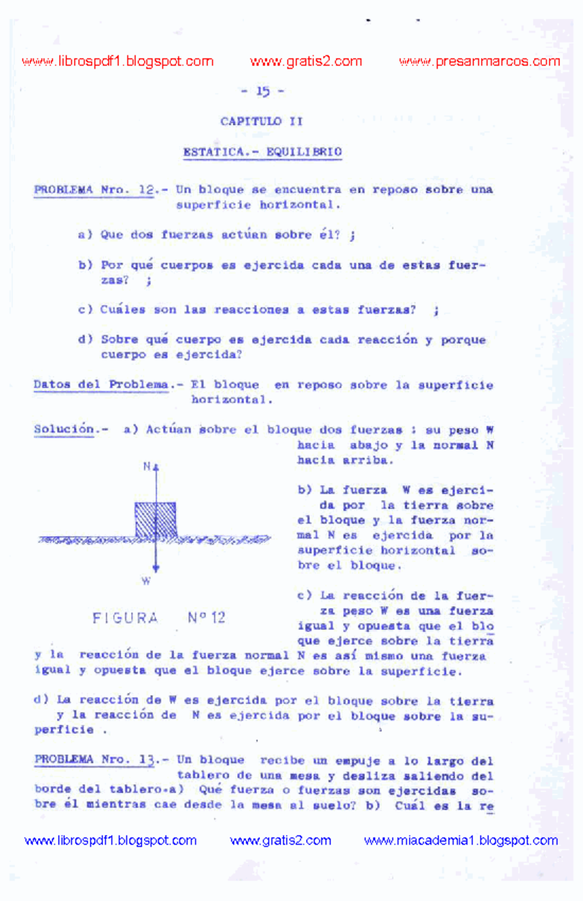 Estatica equilibrio ejercicios resueltos - Fisica General - Studocu