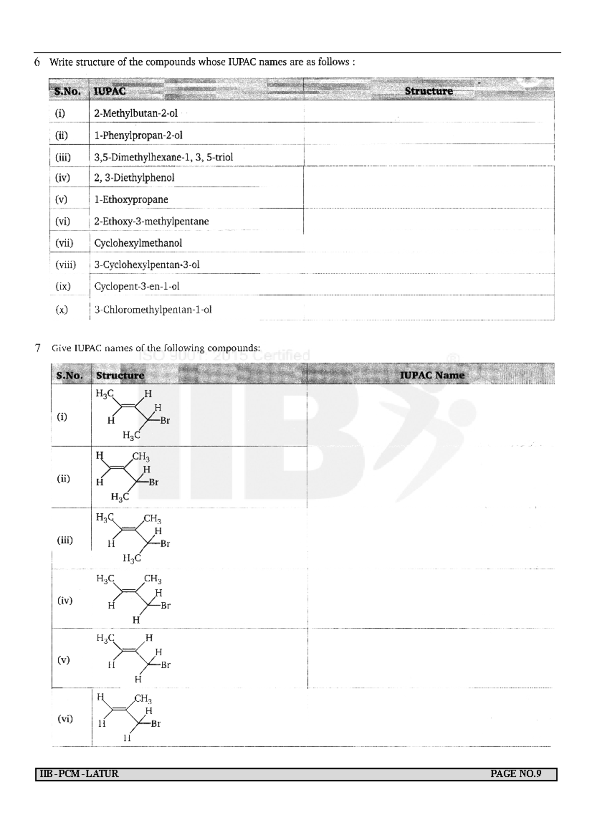 DPP 02 9 10 - Sol - Mathematics: Applications and Interpretation SL - IIB - PCM - LATUR PAGE NO ...