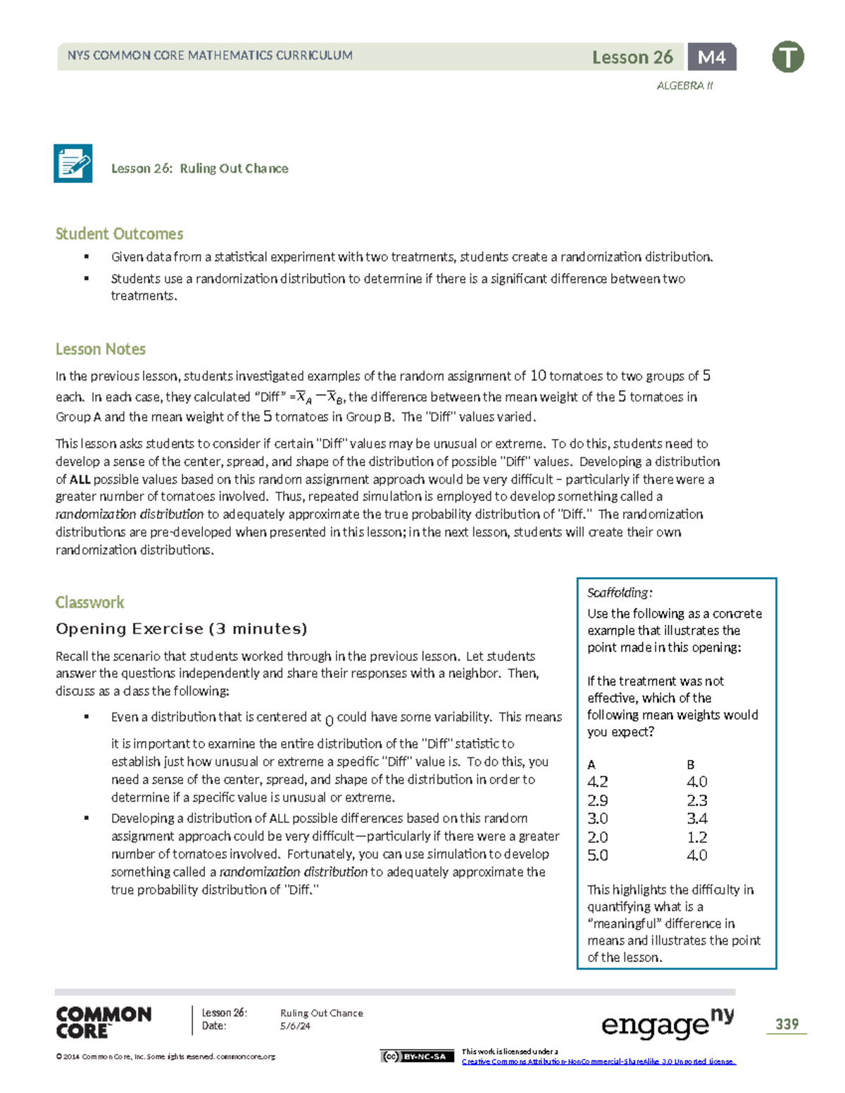 Algebra ii m4 topic d lesson 26 teacher - ####### Lesson 26: Ruling Out ...