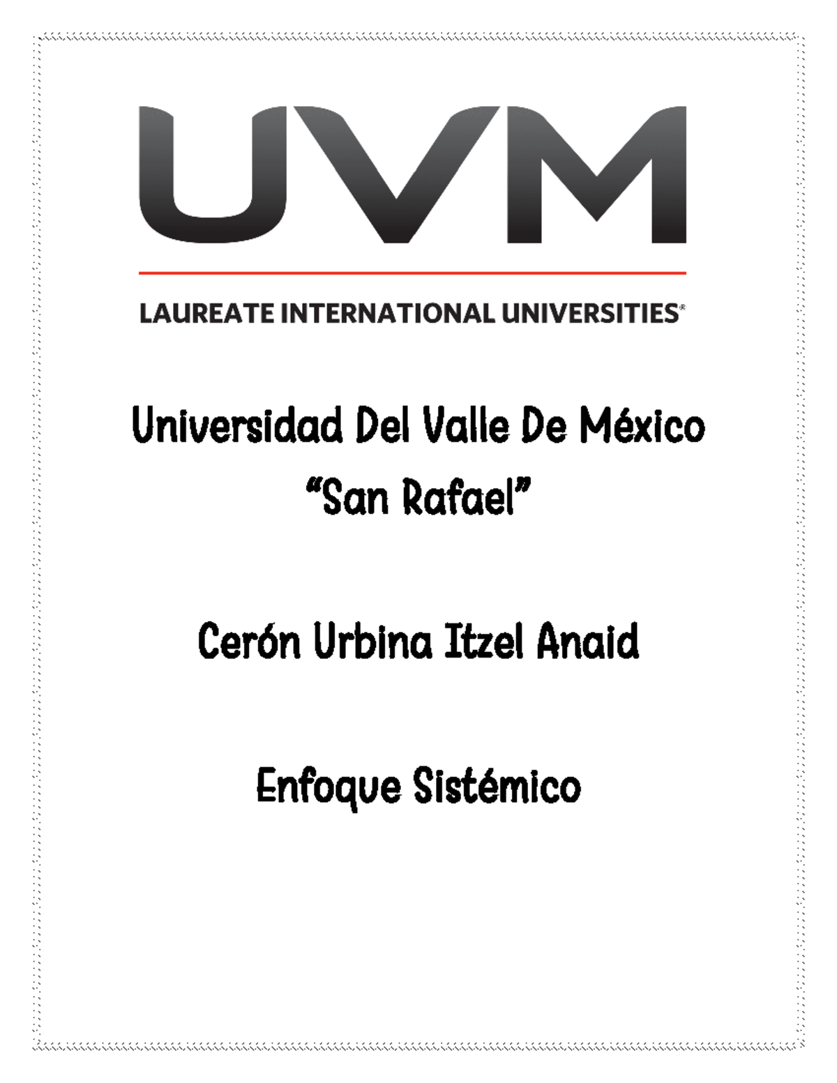 Actividad 2 Tabla de analisis - Universidad Del Valle De México “San ...