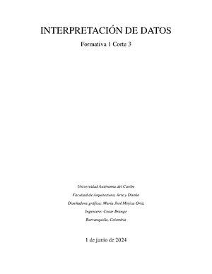 Interpretación de datos taller 2 - Interpretación De Datos ...