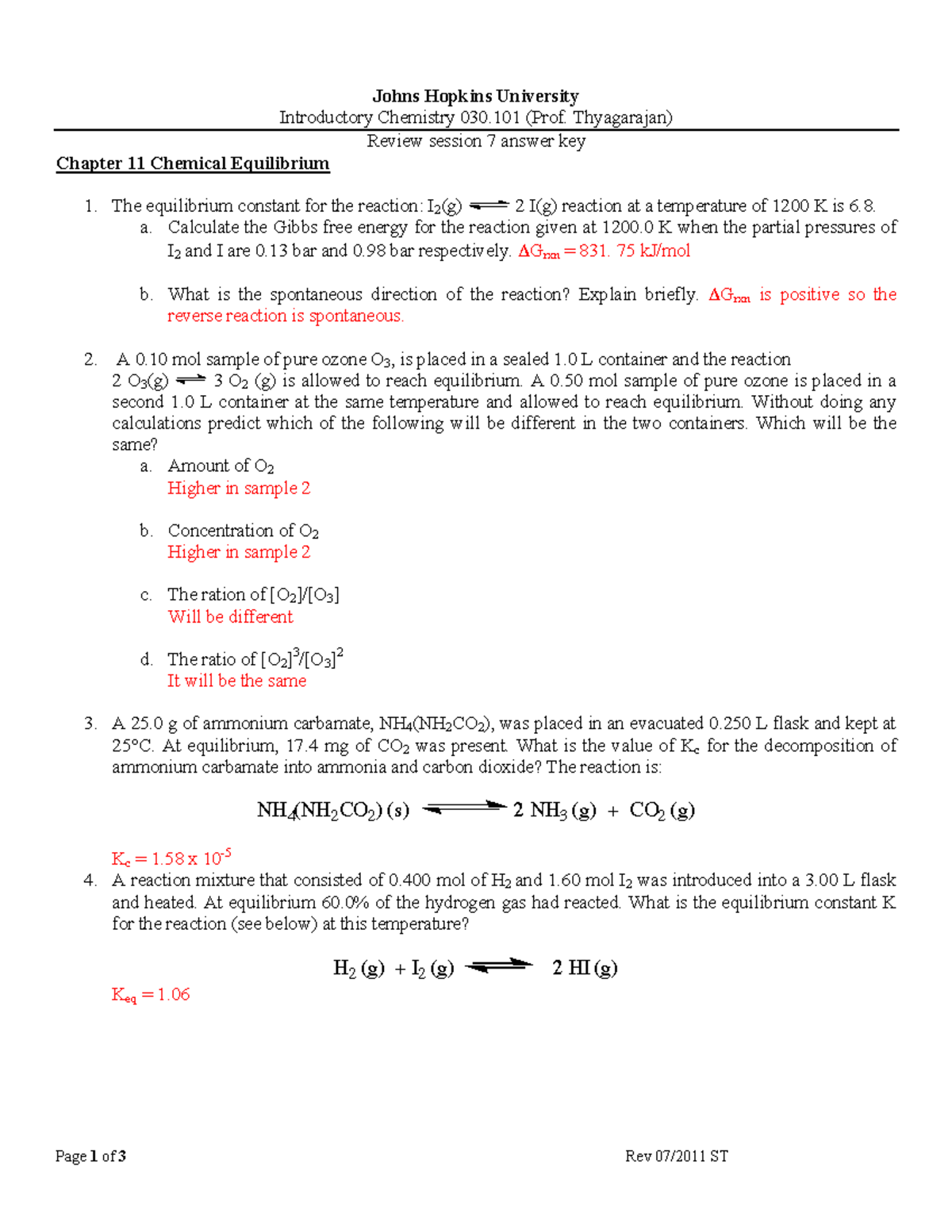 Review session 7 problem set answer key - Johns Hopkins University ...