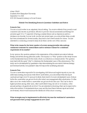 CJ 305 1-2 Practice Activity - Alexa ONeill Southern New Hampshire ...