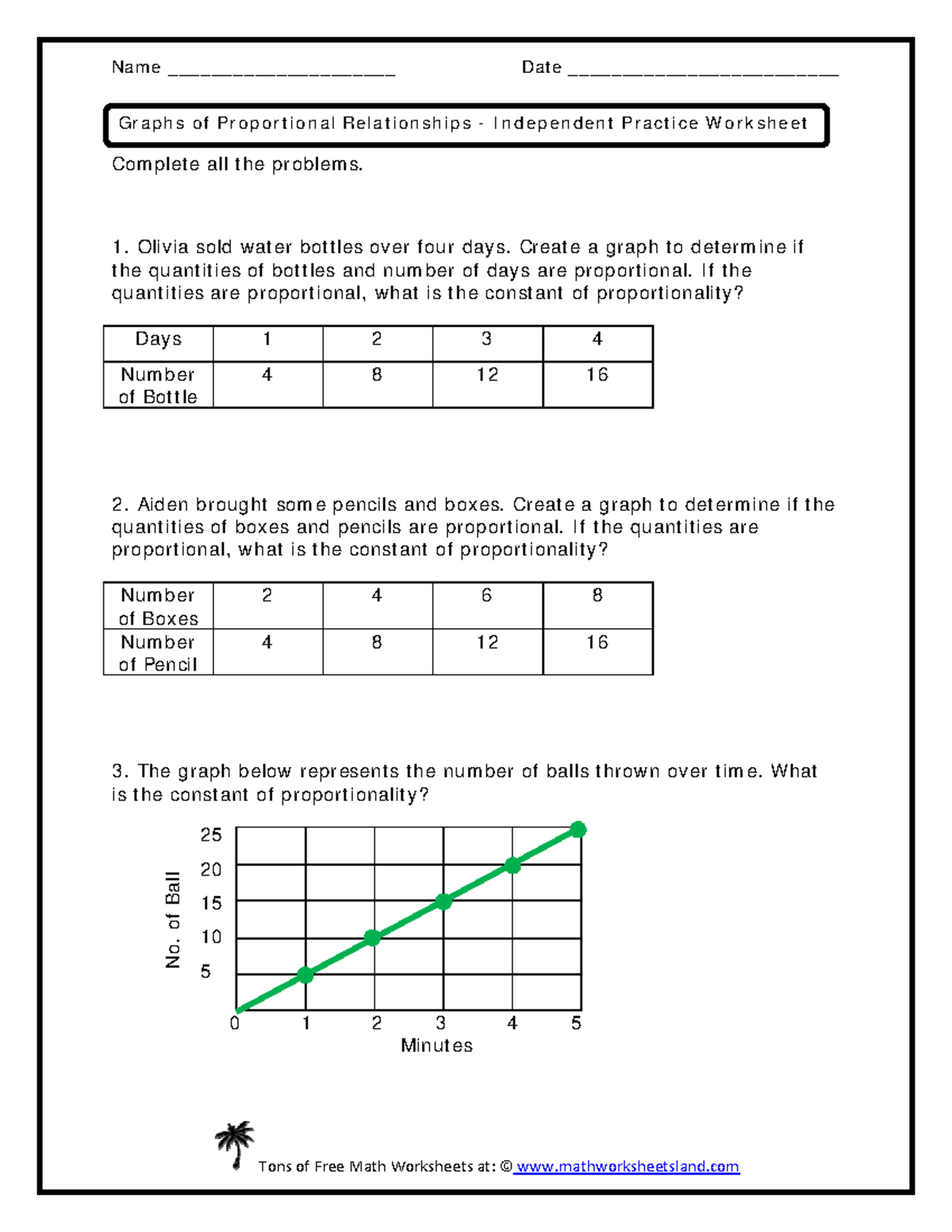 Hiet Zell - Station 4: Proportional Relationships - Graphs of ...