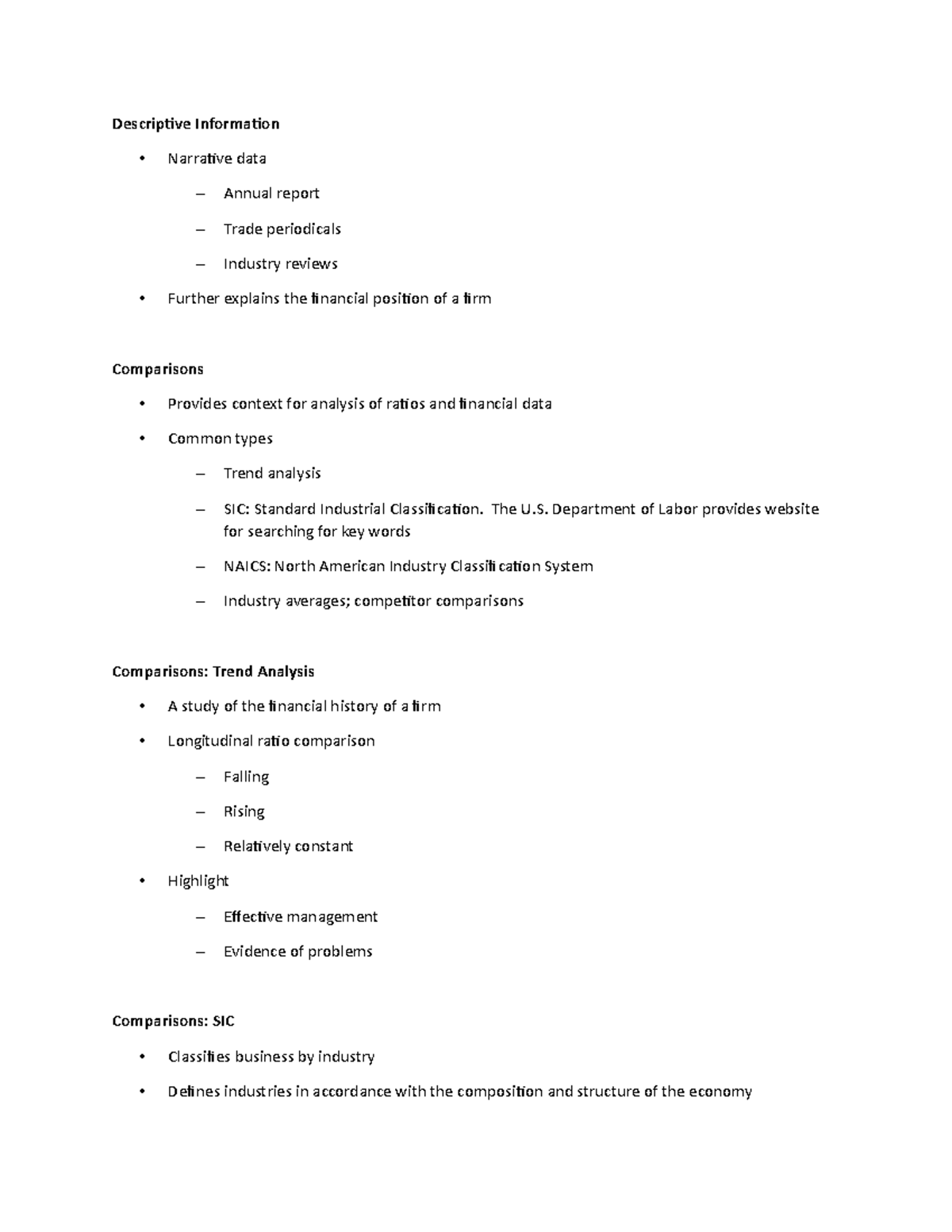 Lecture Notes 9 b - Descriptive Information - Narrative data - Annual ...