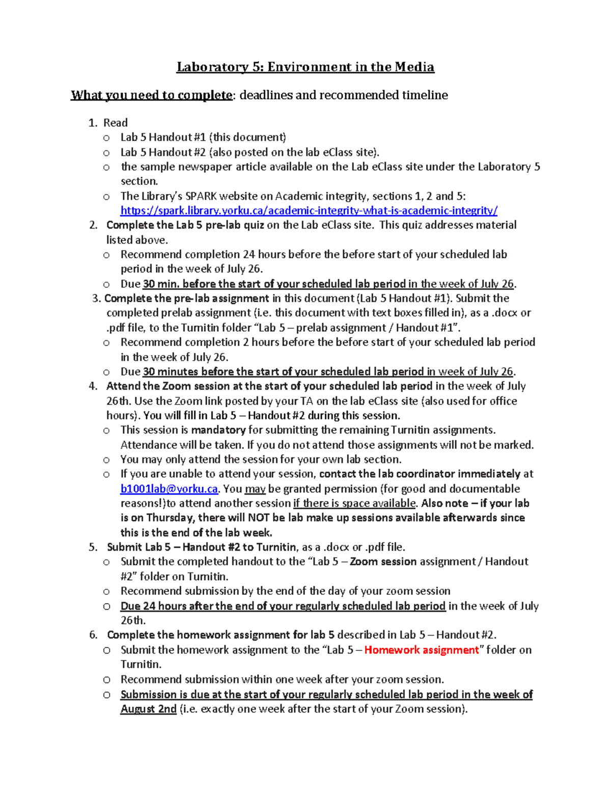 Lab 5 biol 1001 HOMEWORK - Laboratory 5: Environment in the Media What ...