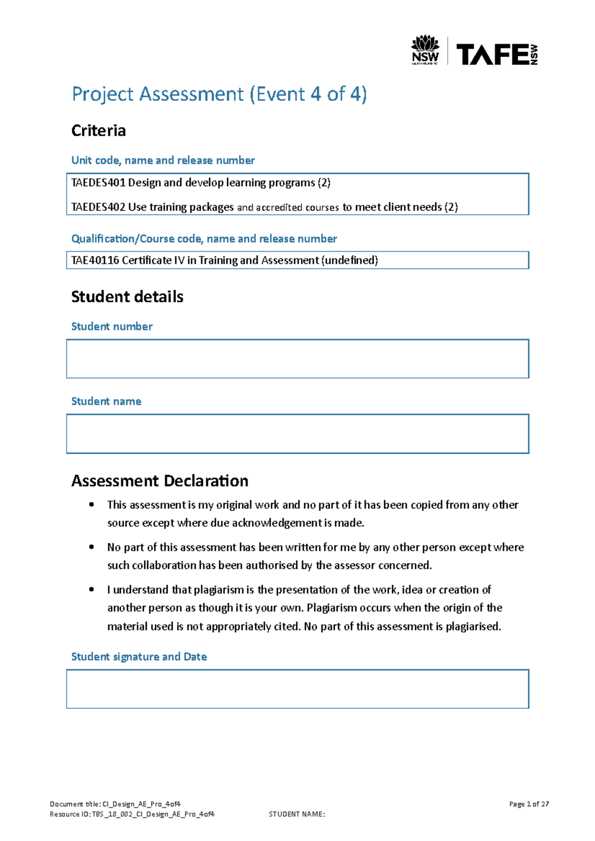H Cl Design AE Pro 4of4 - enjjoy - Project Assessment (Event 4 of 4 ...