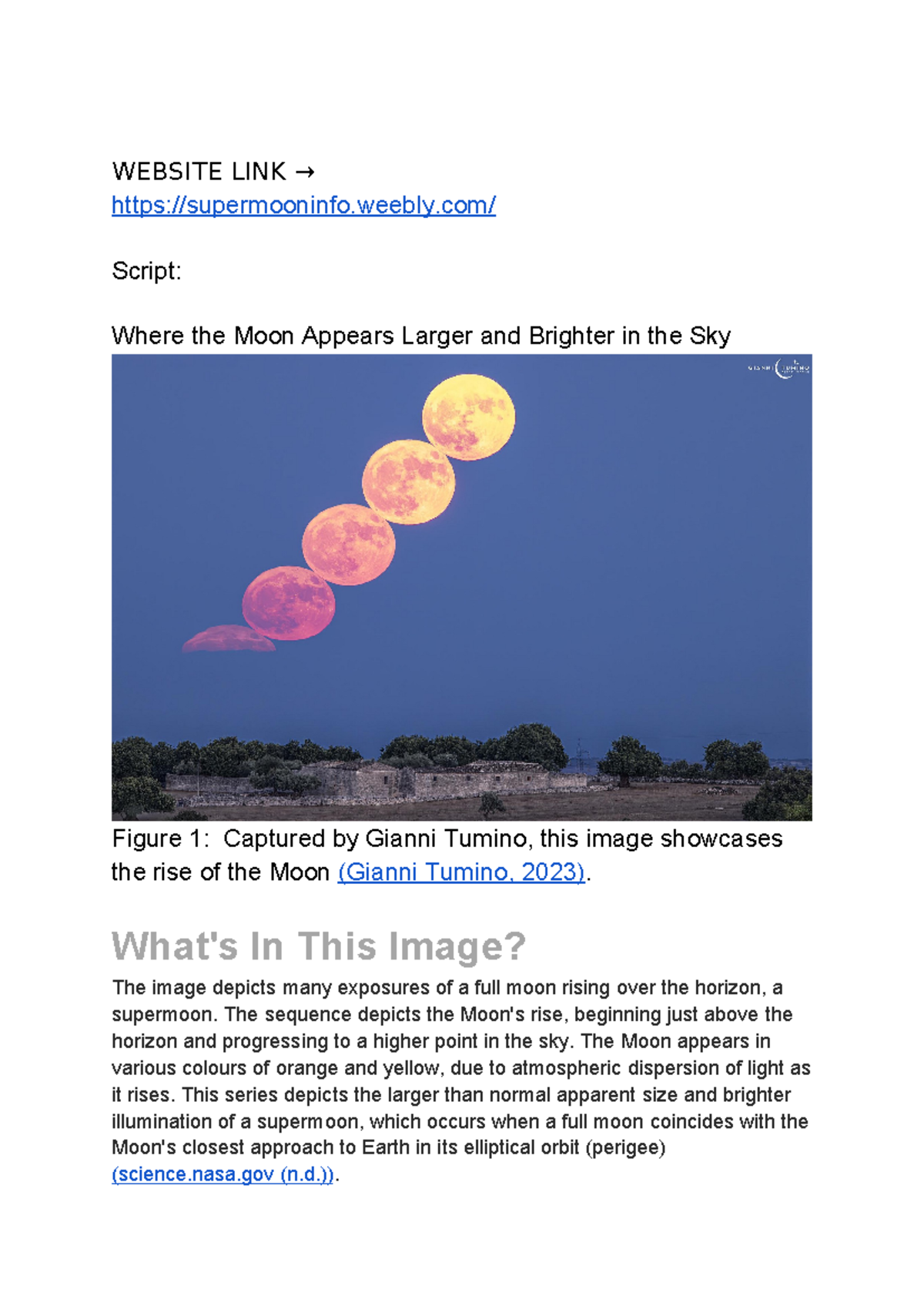 APOD Finallllll - WEBSITE LINK → supermooninfo.weebly/ Script: Where ...