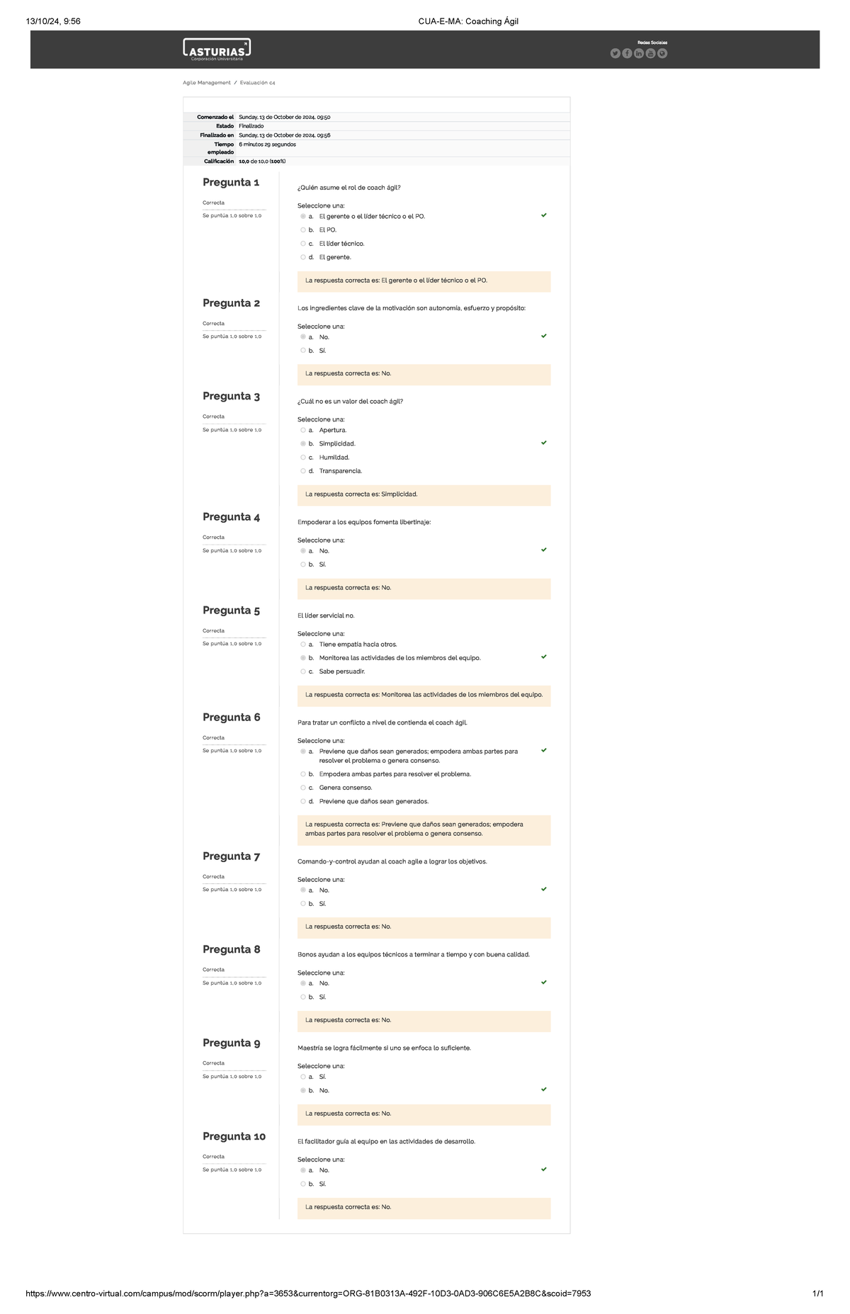 Test C4 - Test Modulo 4 - Redes Sociales Agile Management / 3. Unidades ...