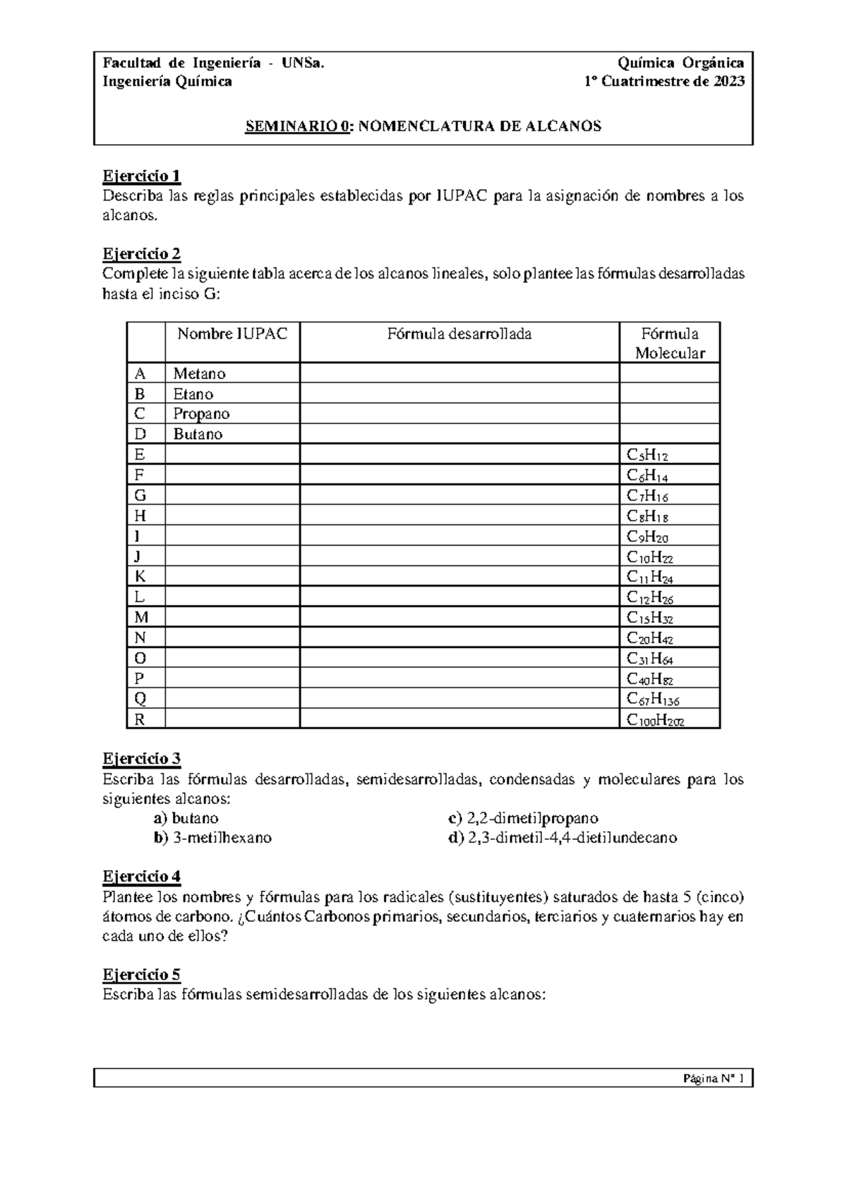 Seminario 0 mod - skdkf - Facultad de Ingeniería - UNSa. Química ...