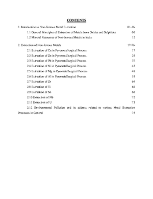 Metallurgy 5 Sem Notes - IRON Making - GOAL OF THIS SUBJECT 1- To ...