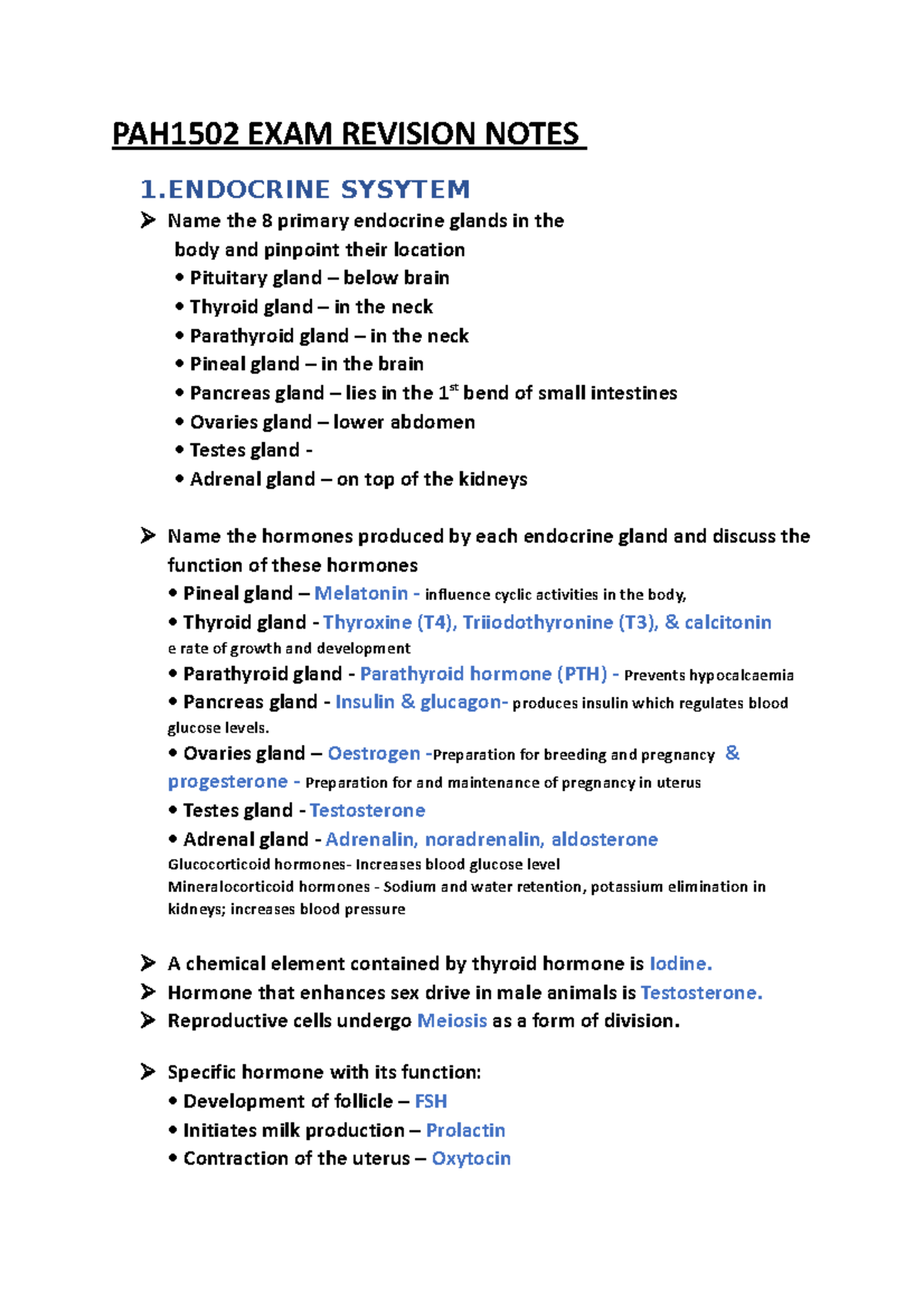 PAH1502 EXAM Revision Notes 2 - PAH1502 EXAM REVISION NOTES 1 SYSYTEM ...