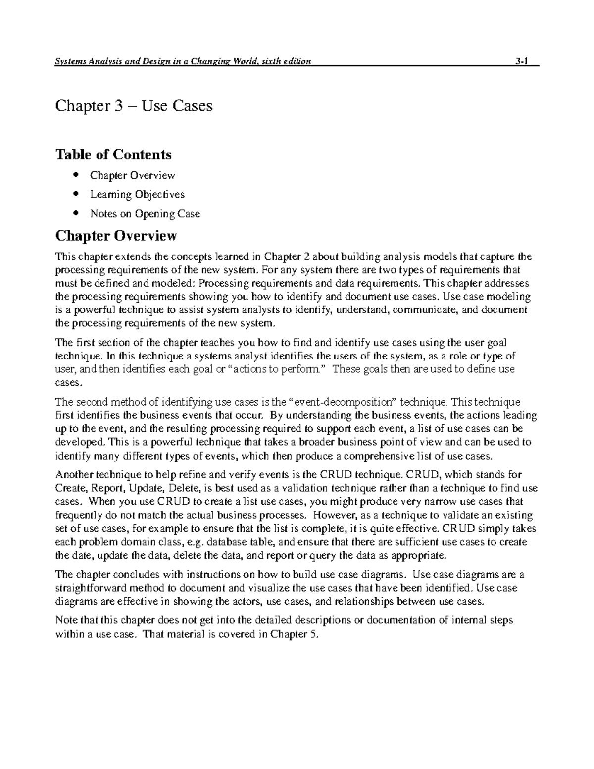 ICT2622-Chapter 03Lecture - Systems Analysis and Design in a Changing World, sixth edition 3-1 ...