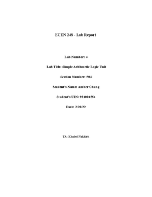 Lab 6 Manual Revised - Lab 6 Manuel - ECEN 248: Introduction to Digital ...