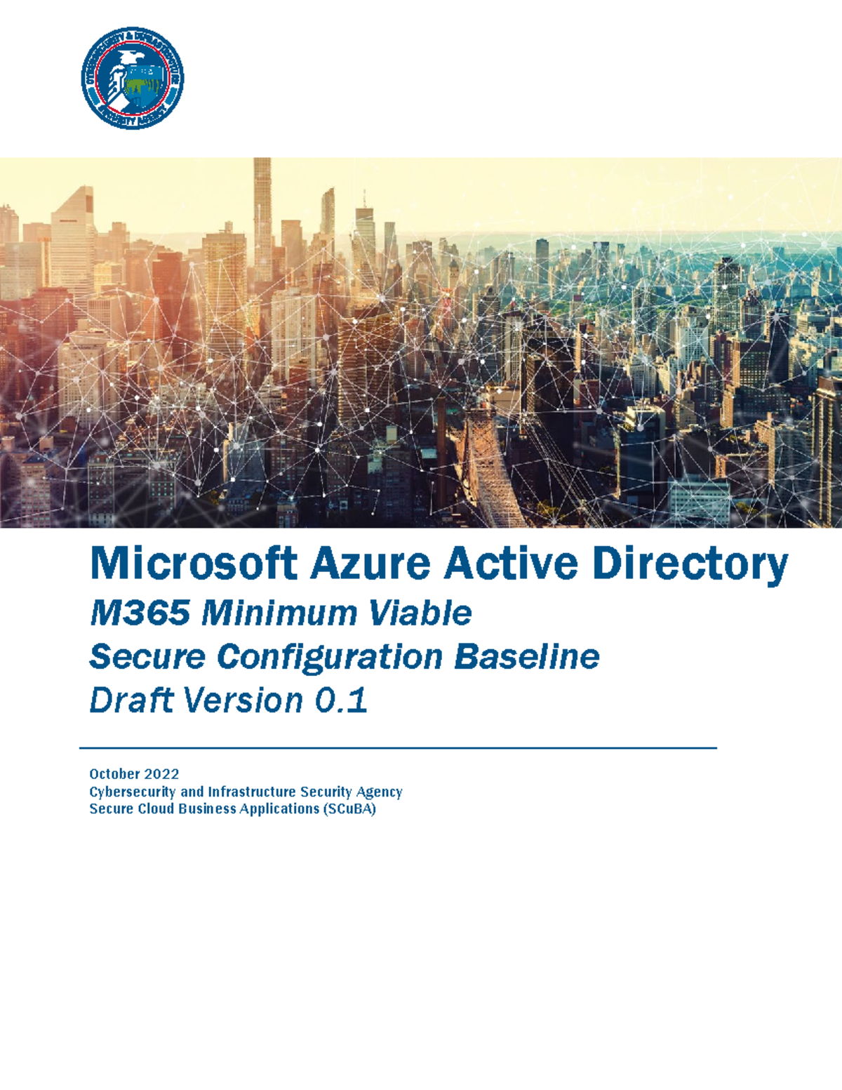Microsoft Azure Active Directory M365 Minimum Viable SCB Draft v0 - Microsoft Azure Active ...
