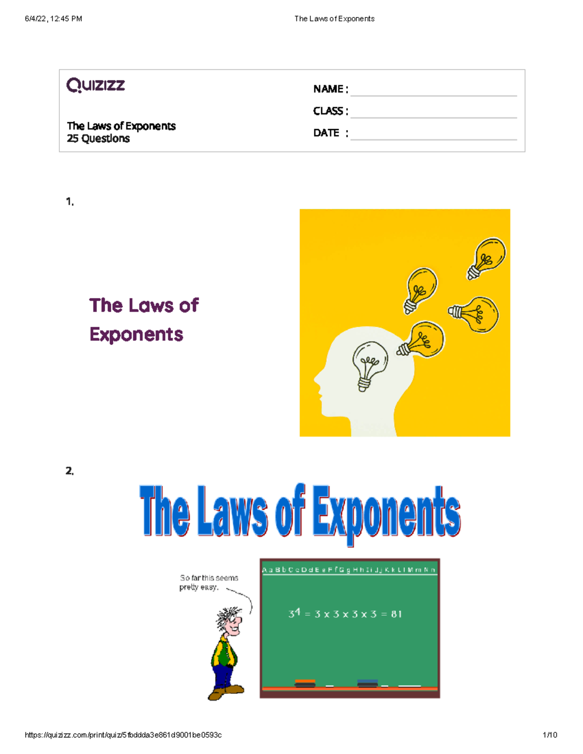 The Laws Of Exponents It Is A Branch Of Mathematics That Deals With The Laws Of Exponents It Is A Branch Of Mathematics That Deals With