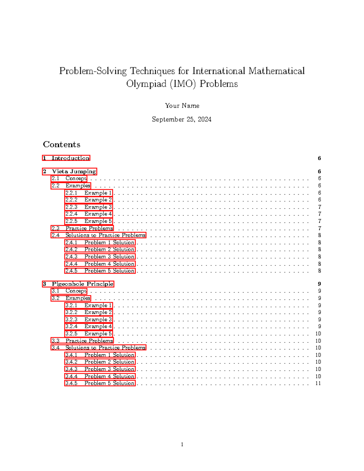IMO techniques Setup 1 - IMO practice problem - Problem-Solving ...