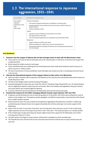 Causes of World War 1 DBQ (World History) - Causes of World War I ...