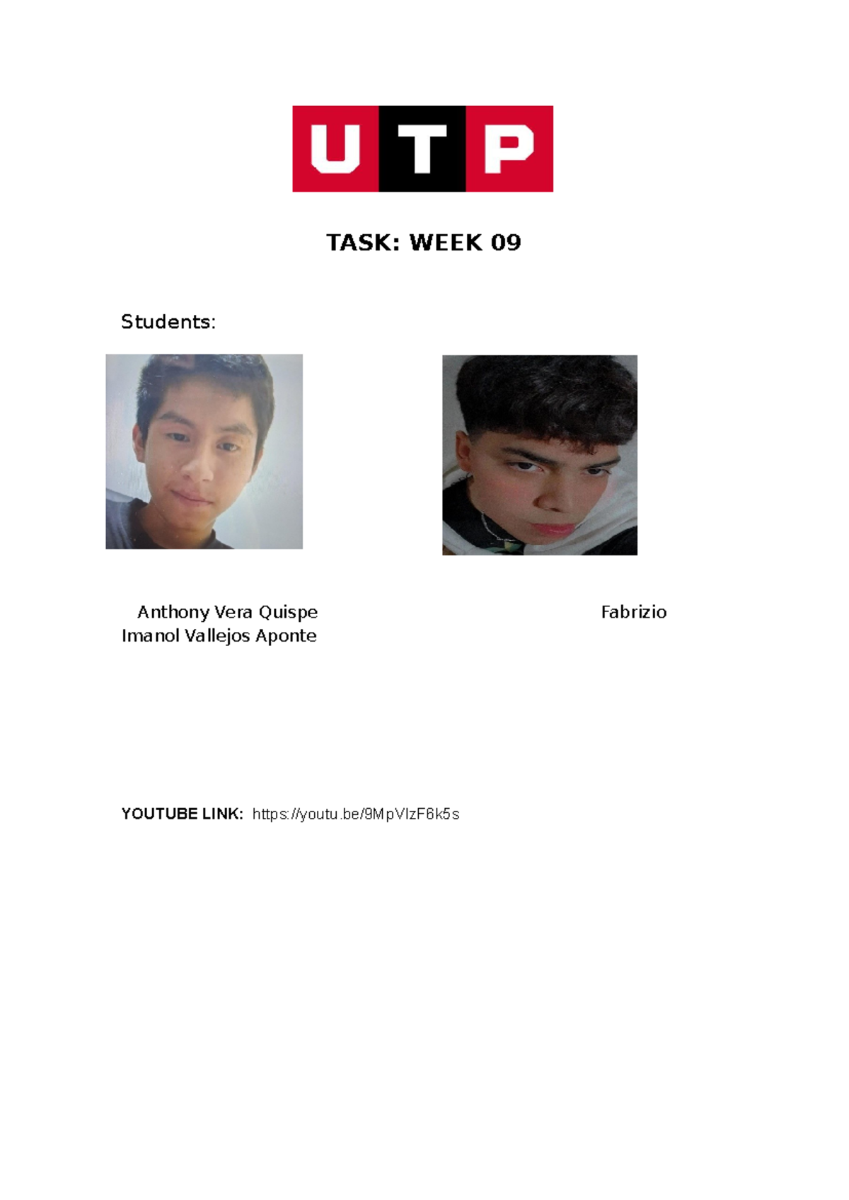 Ingles TA 2 - You make it look like it's magic (oh, yeah) 'Cause I see nobody, nobody but - Studocu