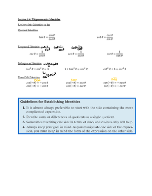 MAC1114Section 72 - the right triangle and their fundamental and Pythagorean identities ...