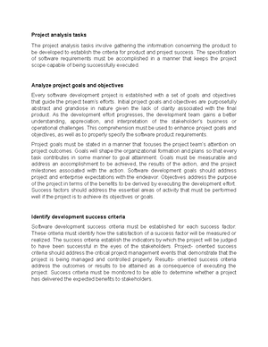 Product Analysis Tasks - Product analysis tasks The product analysis ...