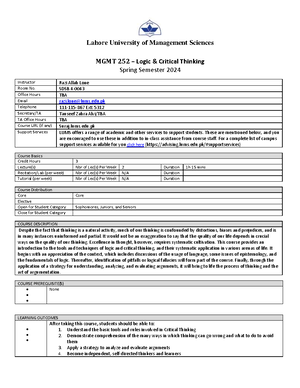 Spring 2023-2024 Islamic Studies Course Outline-Asif Iftikhar - ASIF ...