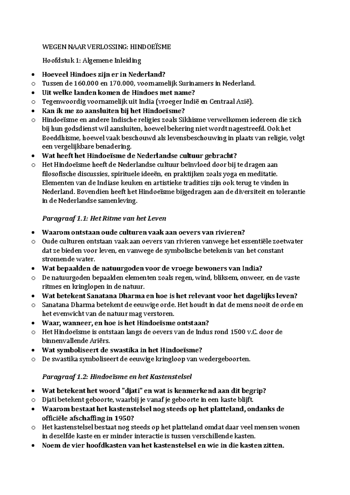 Wegen NAAR Verlossing Hindoeïsme - WEGEN NAAR VERLOSSING: HINDOEÏSME ...
