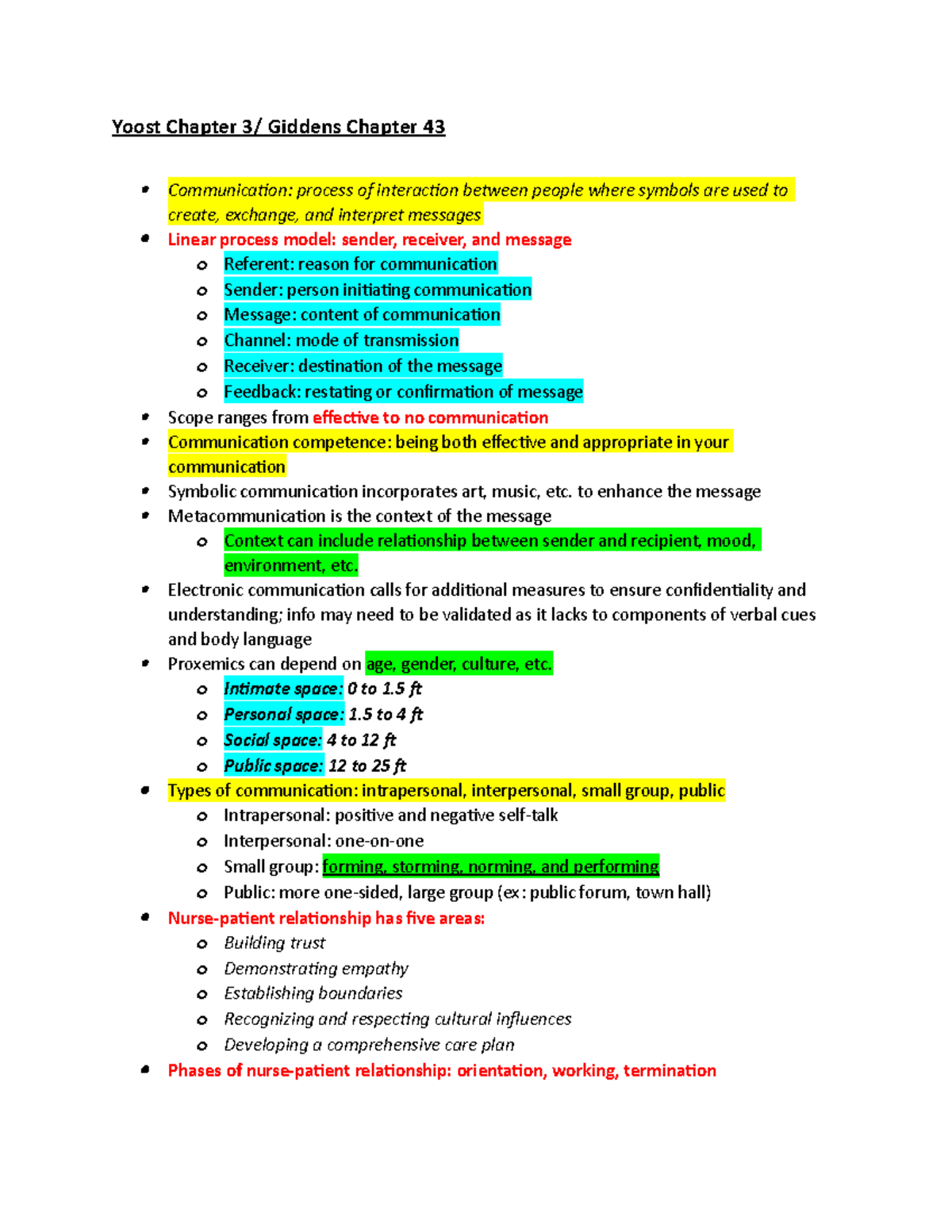 Module 3 Intro - sdfsdef - Yoost Chapter 3/ Giddens Chapter 43 ...