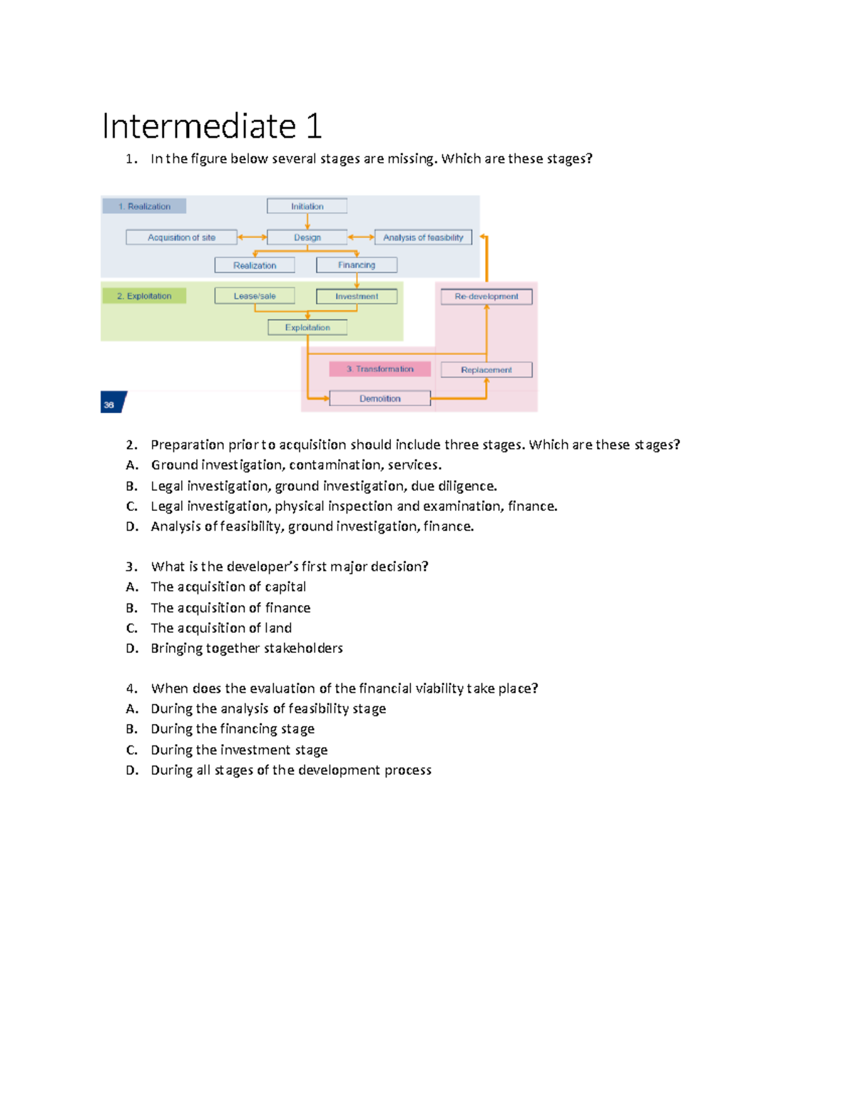 Intermediate Test 1 example without answers - Intermediate 1 In the ...