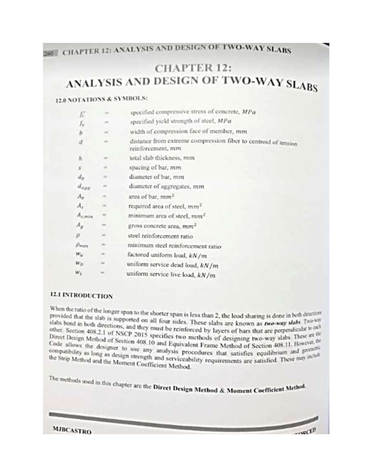 Chapter-12 Two way slab - Structural Theory - Studocu