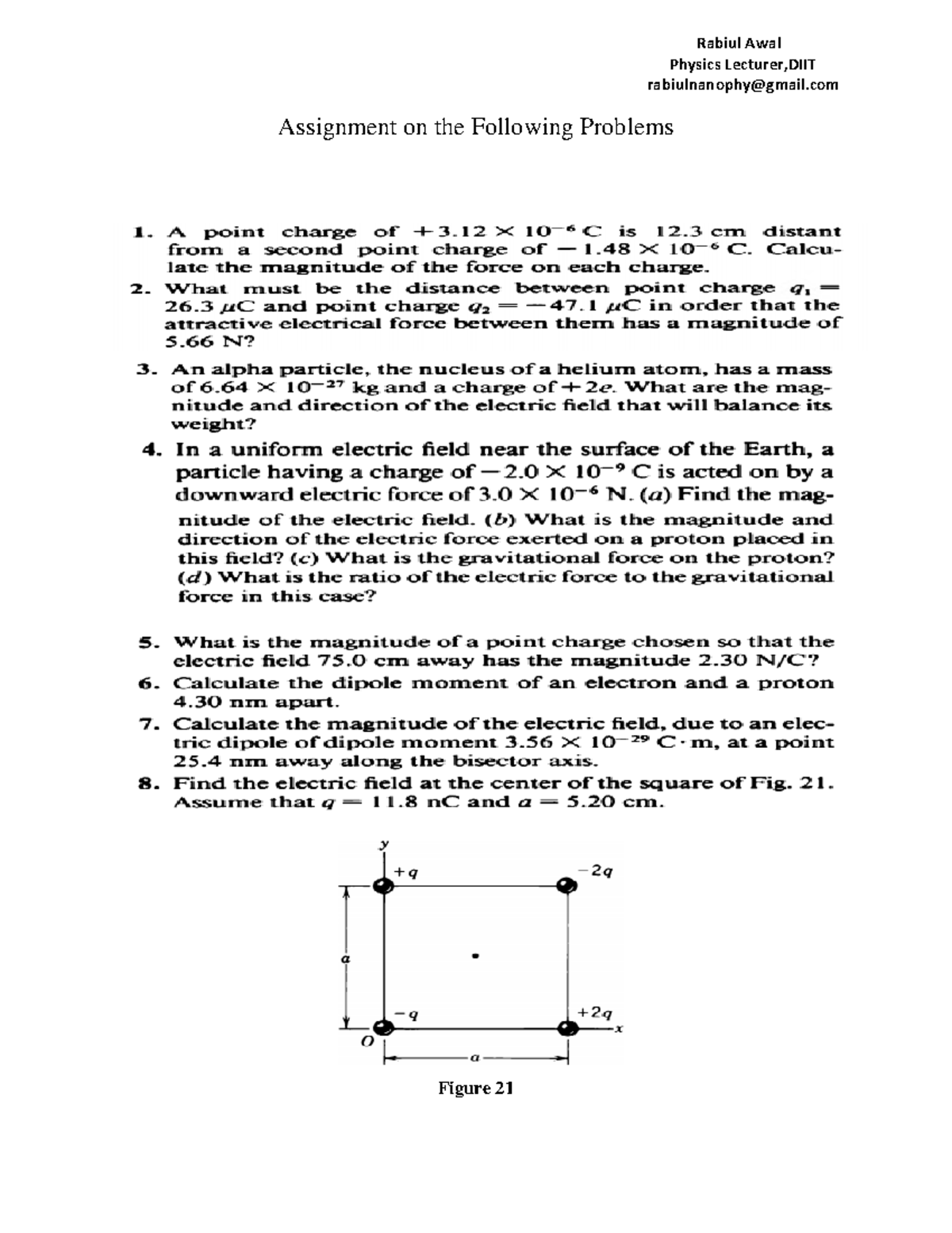 Chapter one math problems 1 - structured programming - Rabiul Awal Physics Lecturer,DIIT - Studocu