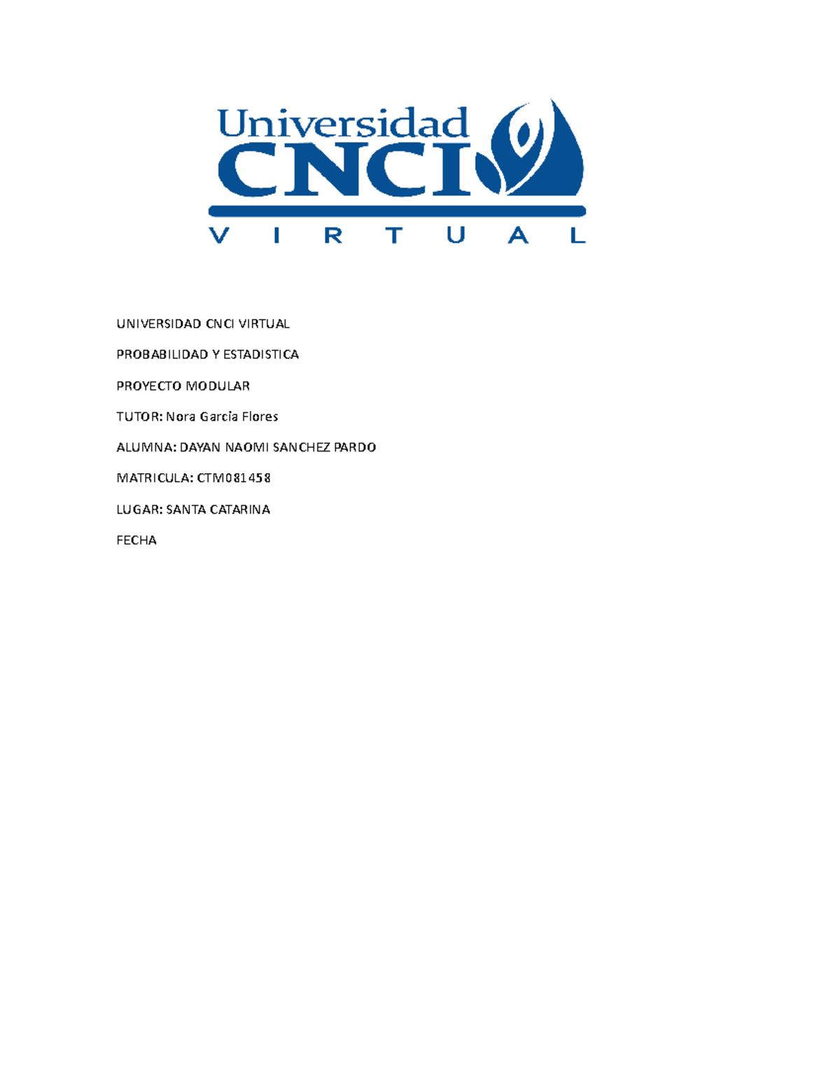 Universidad Cnci Virtual Proyecto Modular Universidad Cnci Virtual