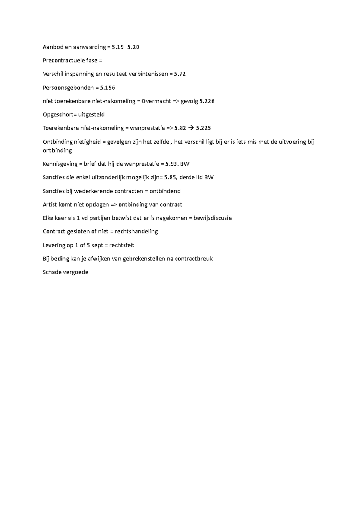 Document 1 - beschrijvingen - Aanbod en aanvaarding = 5 5 ...