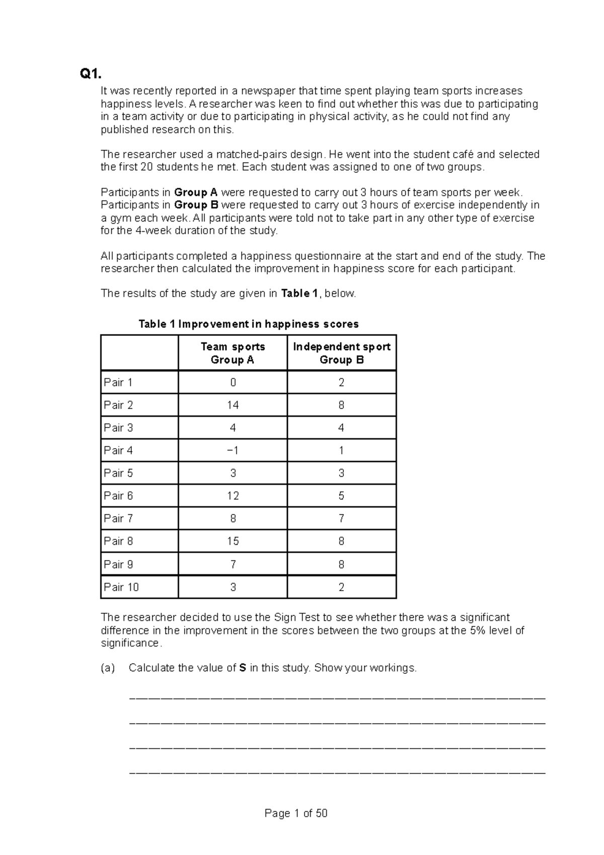 RM short and long mark questions - Q1. It was recently reported in a ...