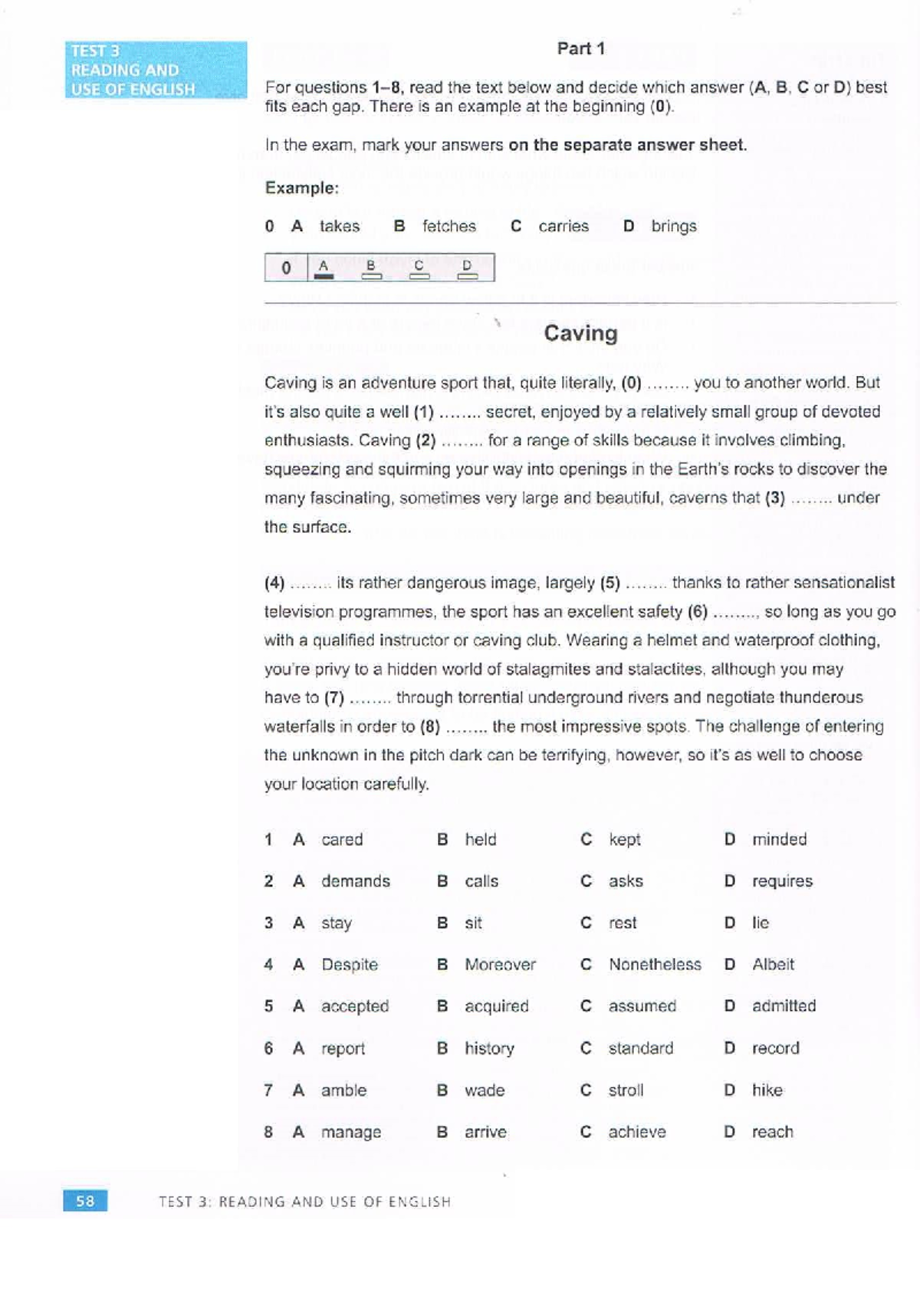 CAE Practice Test Plus 2 trang 57 5961 67 - IELts - Studocu