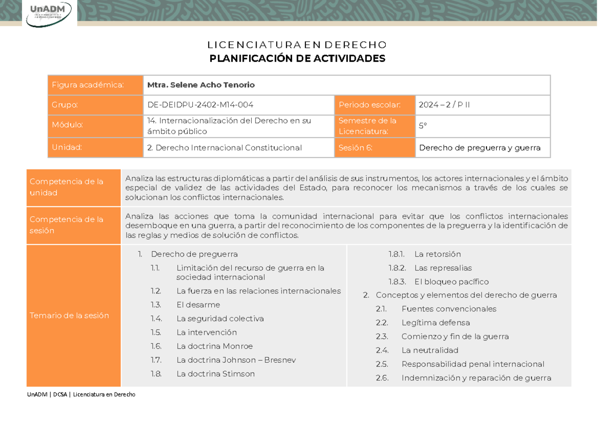 M14 S6 Acho Tenorio Selene PD - L I C E N C I A T U R A E N D E R E C H ...