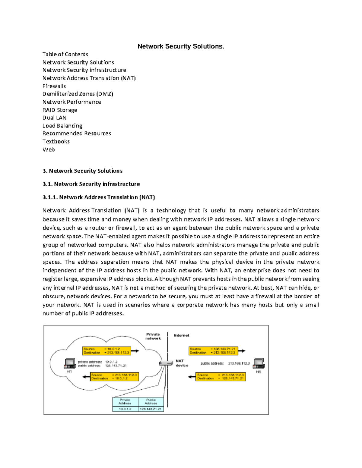 Network Security Solutions - Table of Contents Network Security ...