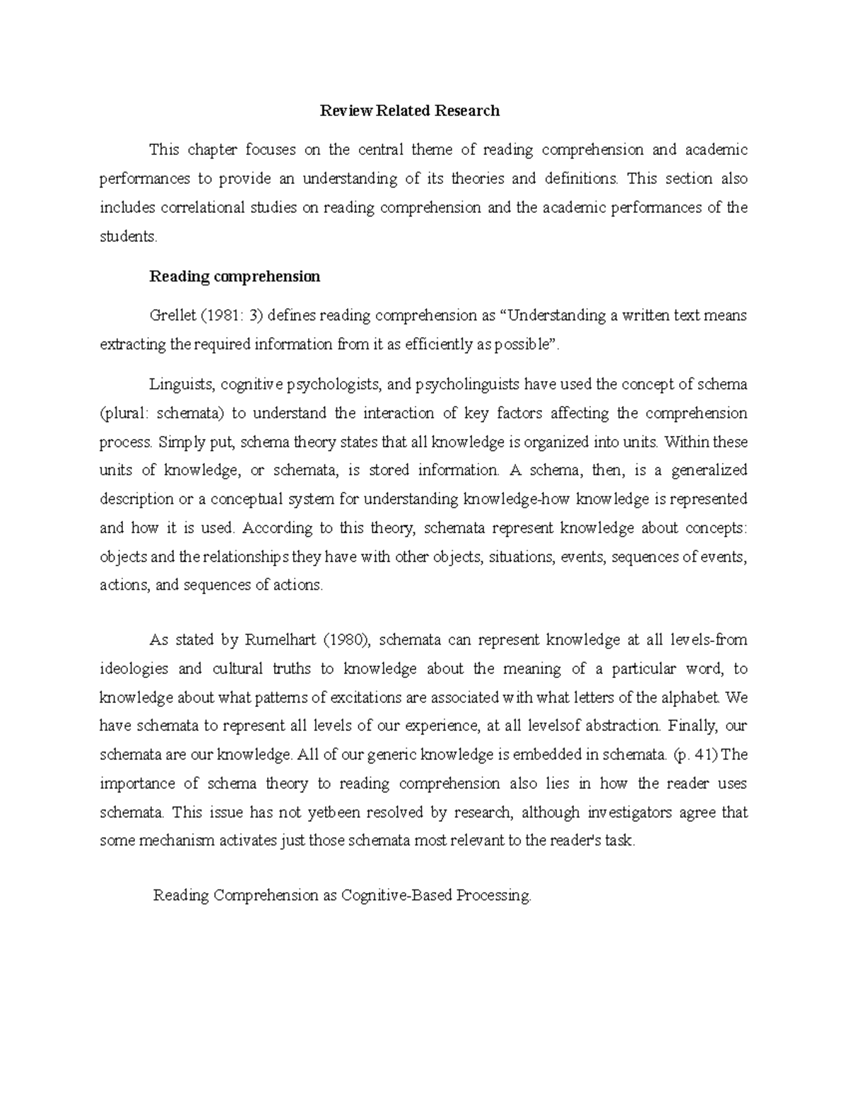 Literature - litera - Review Related Research This chapter focuses on ...