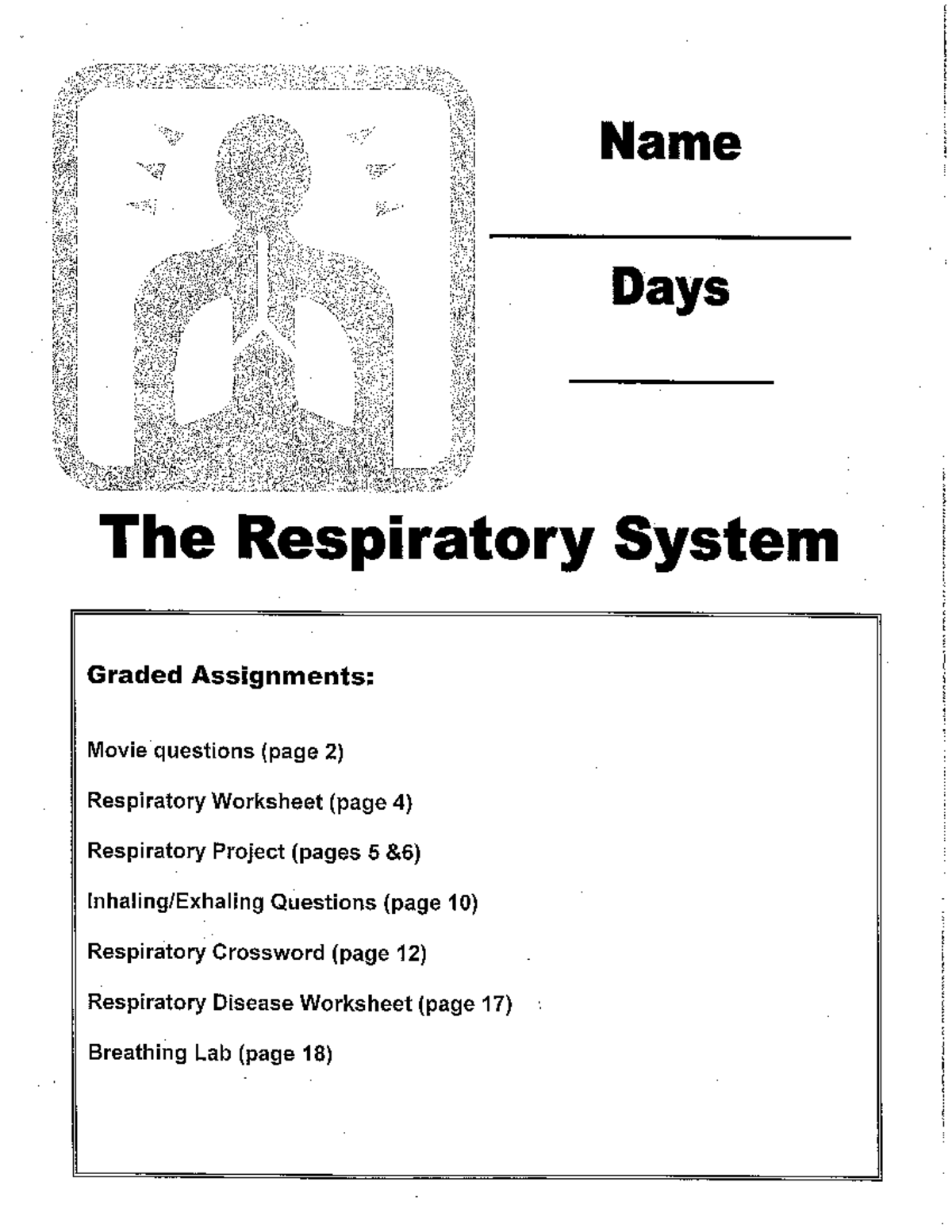 Respiratory System Packet 14 - nursing foundation - Studocu
