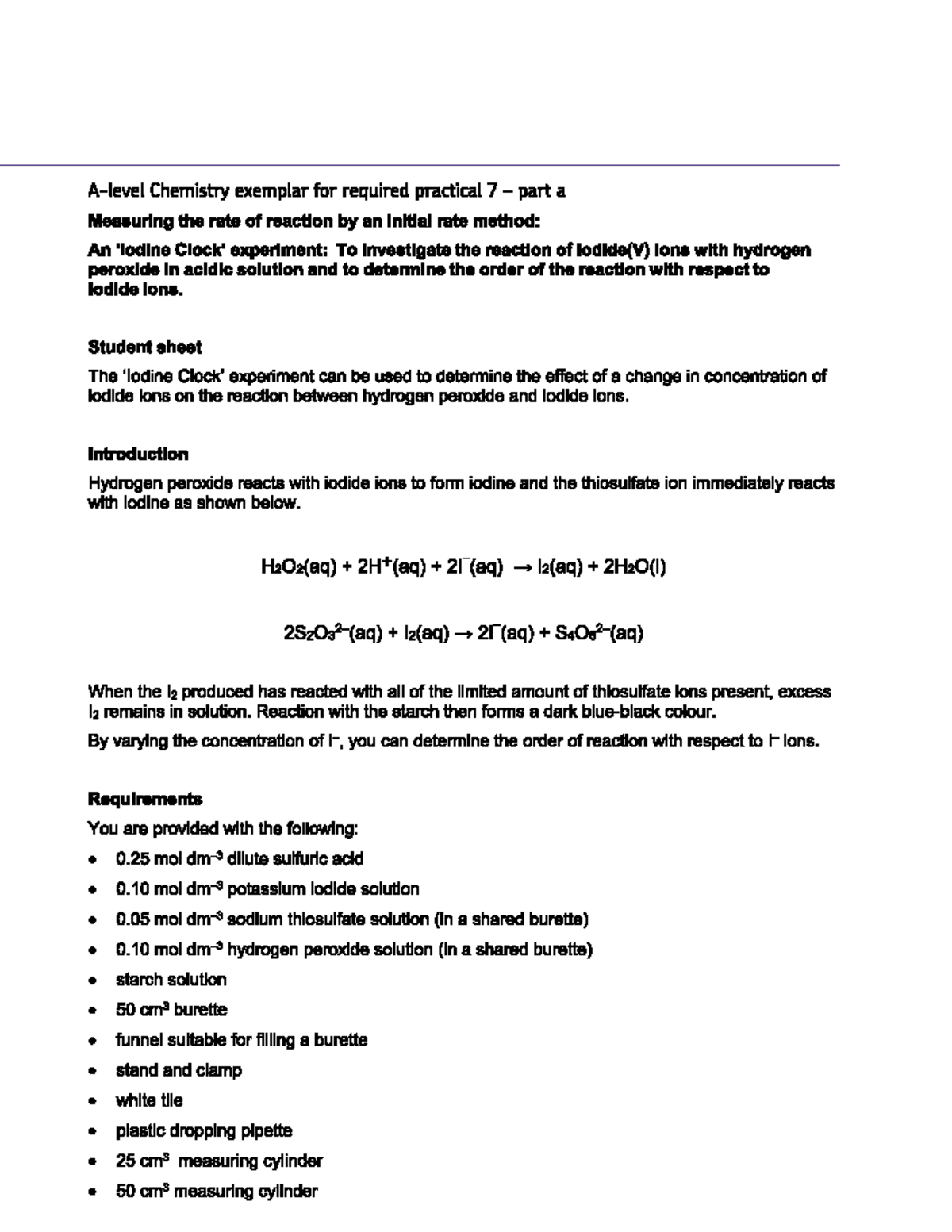 bio practical 7 - Studocu