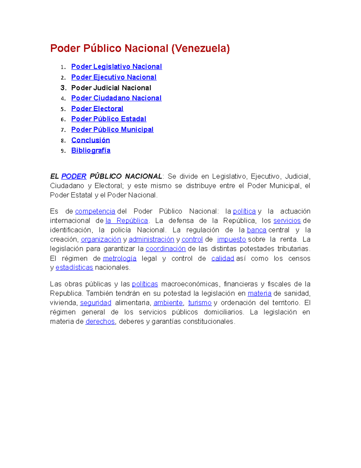 Poder Publico Nacional Copia - Poder Público Nacional (Venezuela) Poder ...