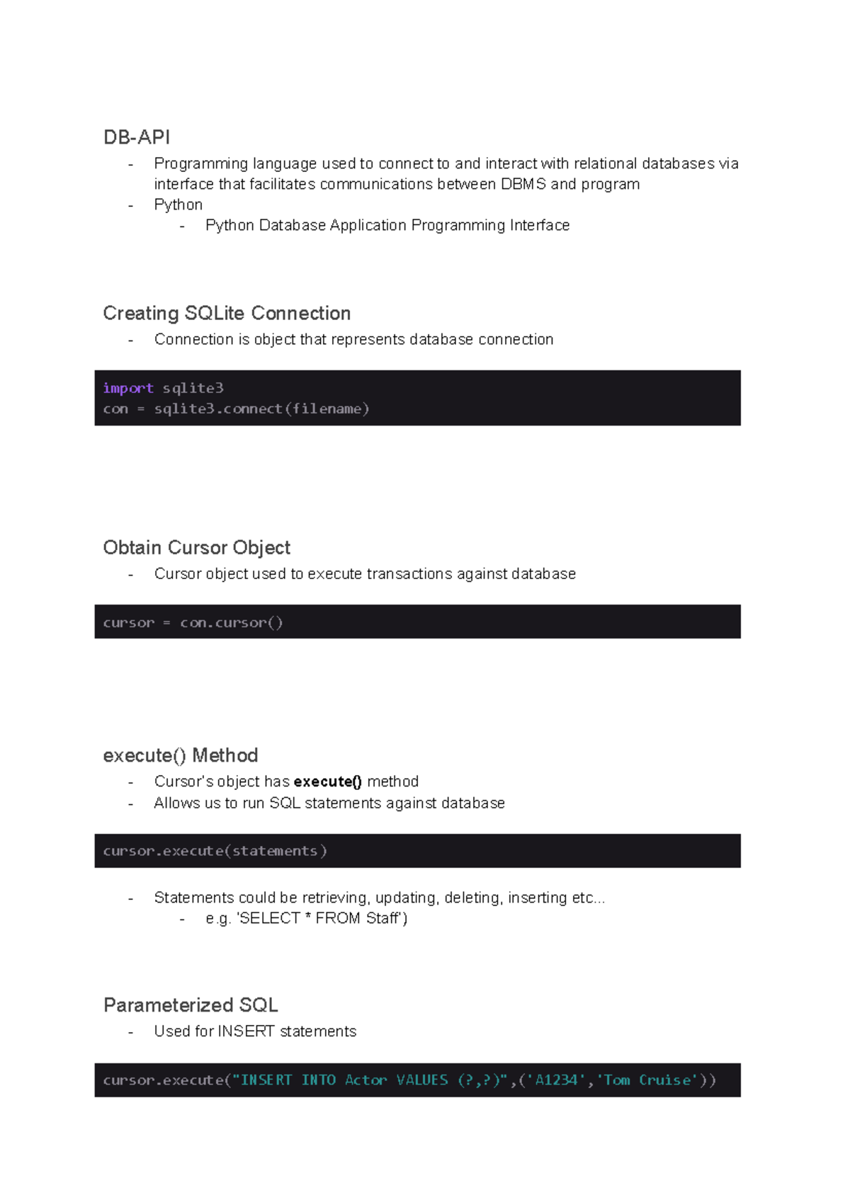 2011 11 Lecture 5 Data Analysis And Management DB API Programming