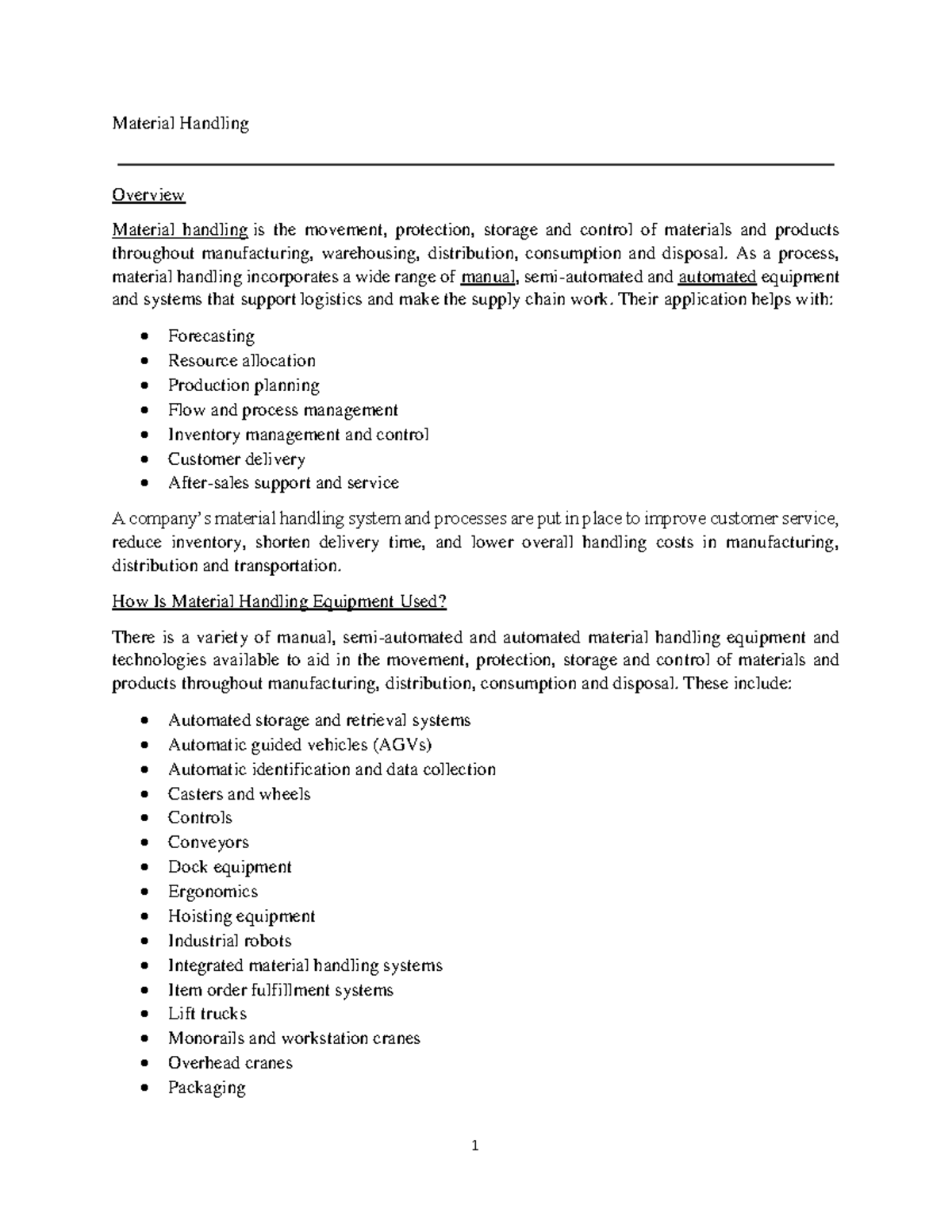 1665124765878 Material Handling - Material Handling Overview Material ...