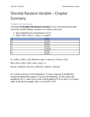 Probability Distribution - Terms - Discrete Probability Distribution ...