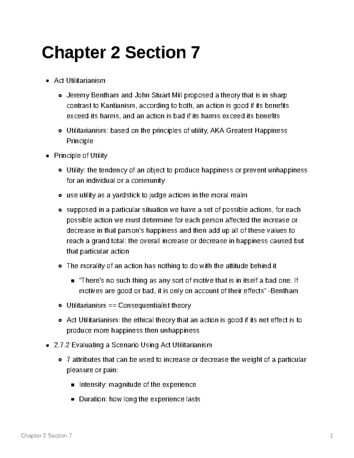 Chapter 2 Section 7 - Textbook Notes - Chapter 2 Section 7 1 Chapter 2 ...