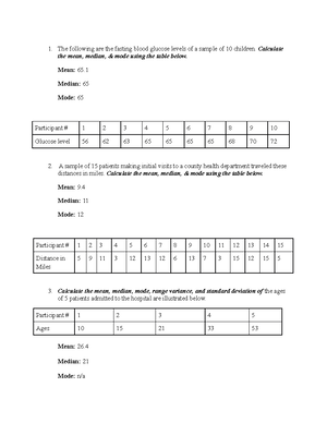 EPI Module 3 Task - PUBH 3231 – Epidemiology & Biostatistics Module Task Practical Concepts in ...