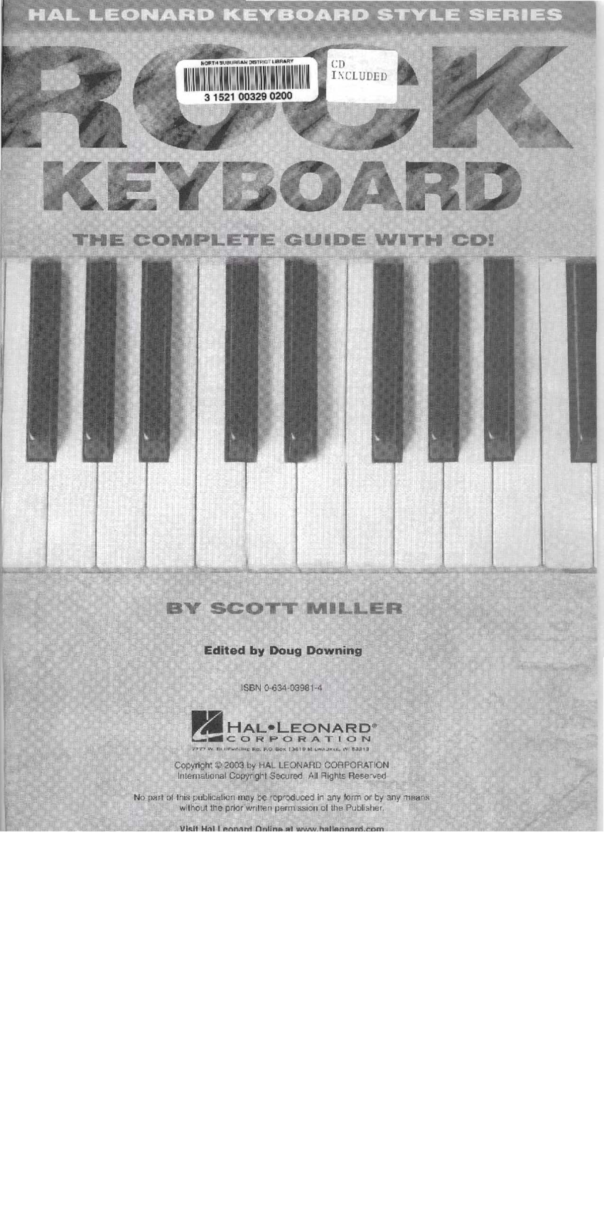 Scott Miller - Rock Keyboard - 2003 - Dinámica de los grupos en ...