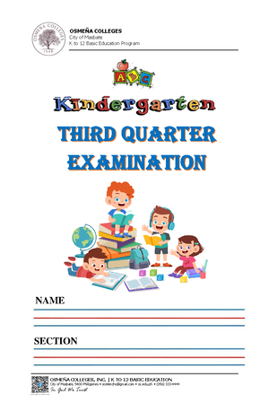 Mathworksheet - math worksheet of kindergarten - Name: Direction: Read ...