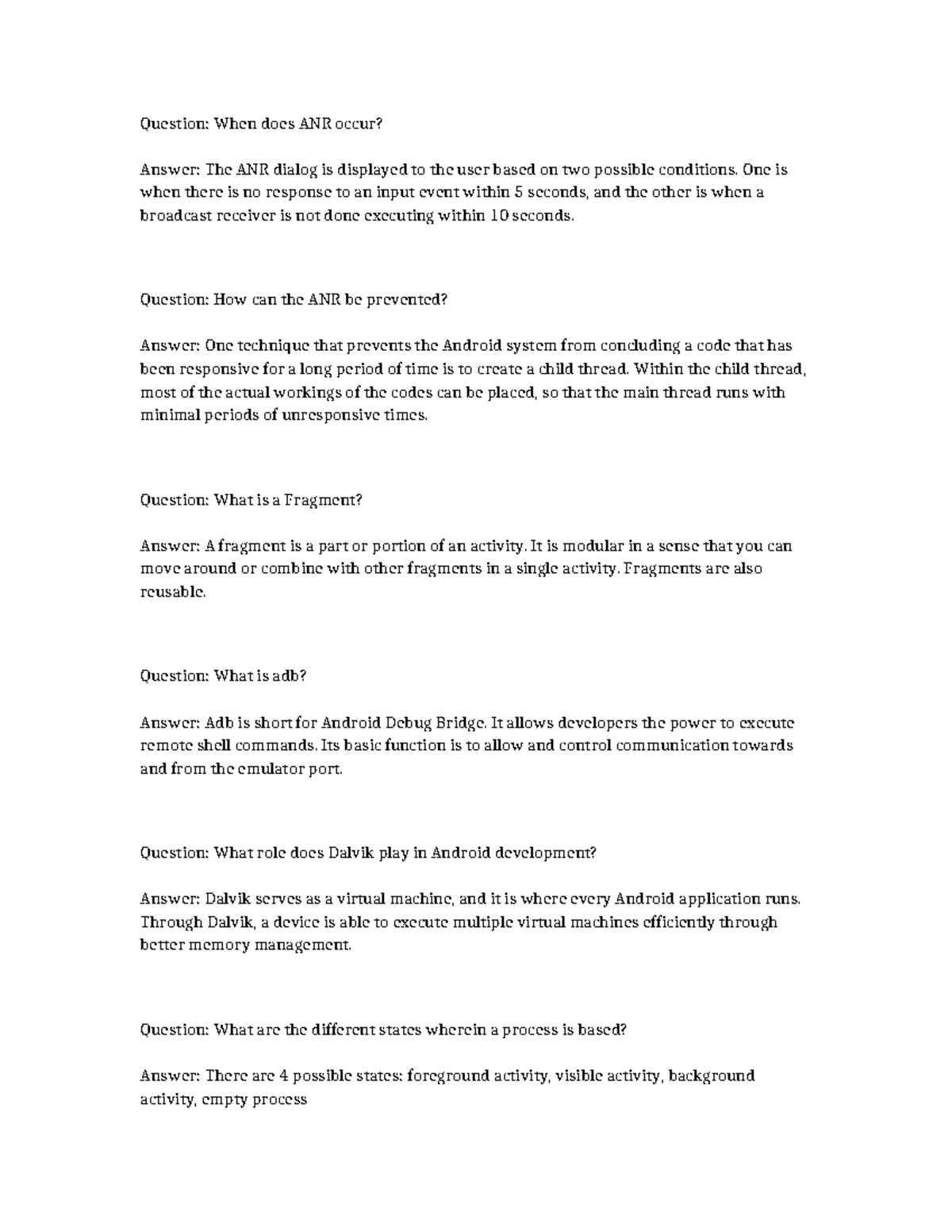 Neuropsychiatric bifocal magnetons - Question: When does ANR occur ...